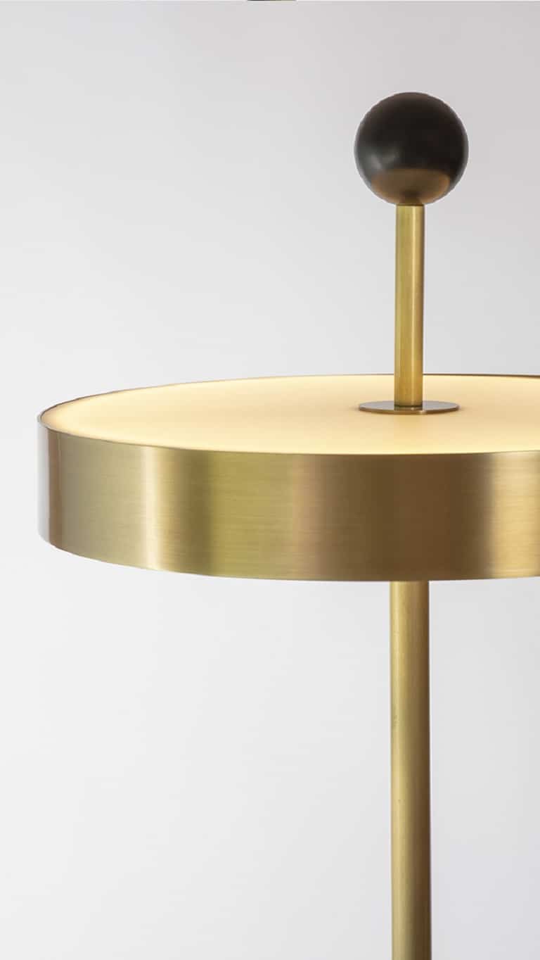 Disc And Ball Floor Lamp by Square in Circle - PHILIA