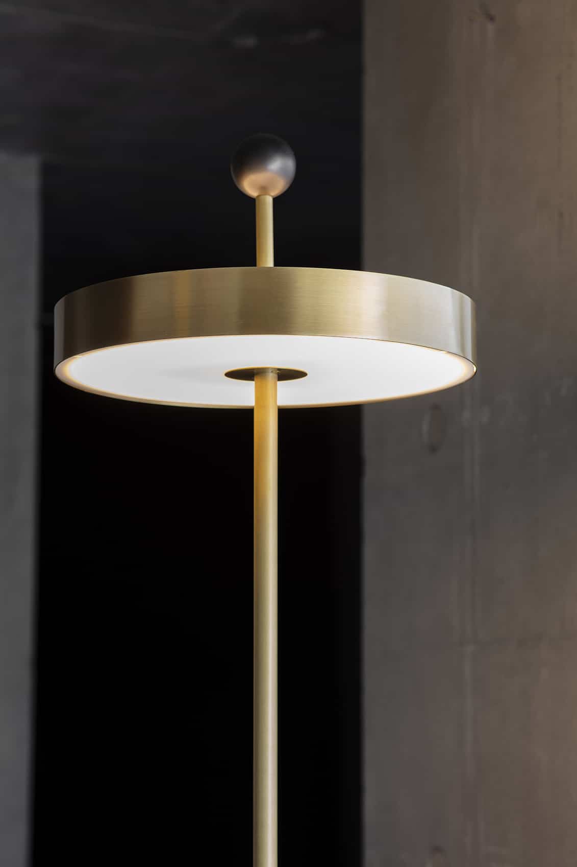 Disc And Ball Floor Lamp by Square in Circle - PHILIA
