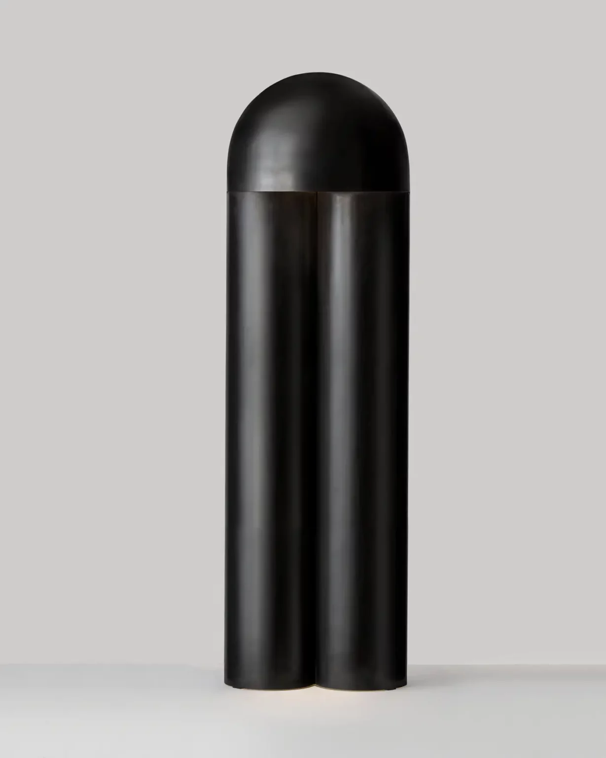 Large Monolith Brass Sculpted Table Lamp by Paul Matter - PHILIA