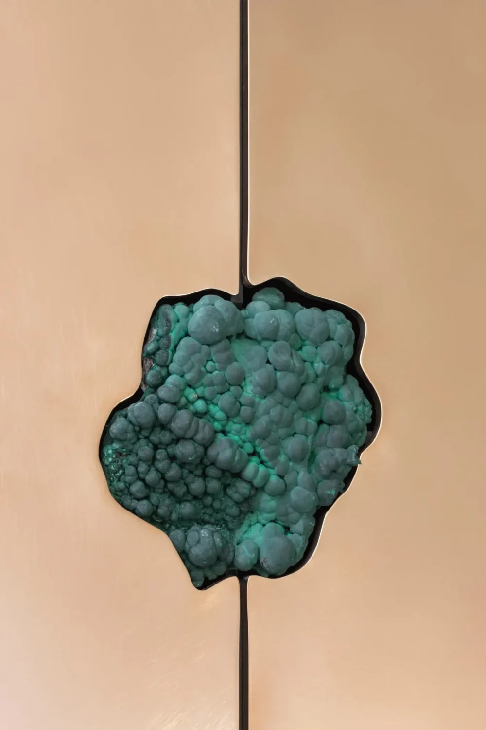 Wall Cabinet with Malachite by Pierre De Valck - PHILIA