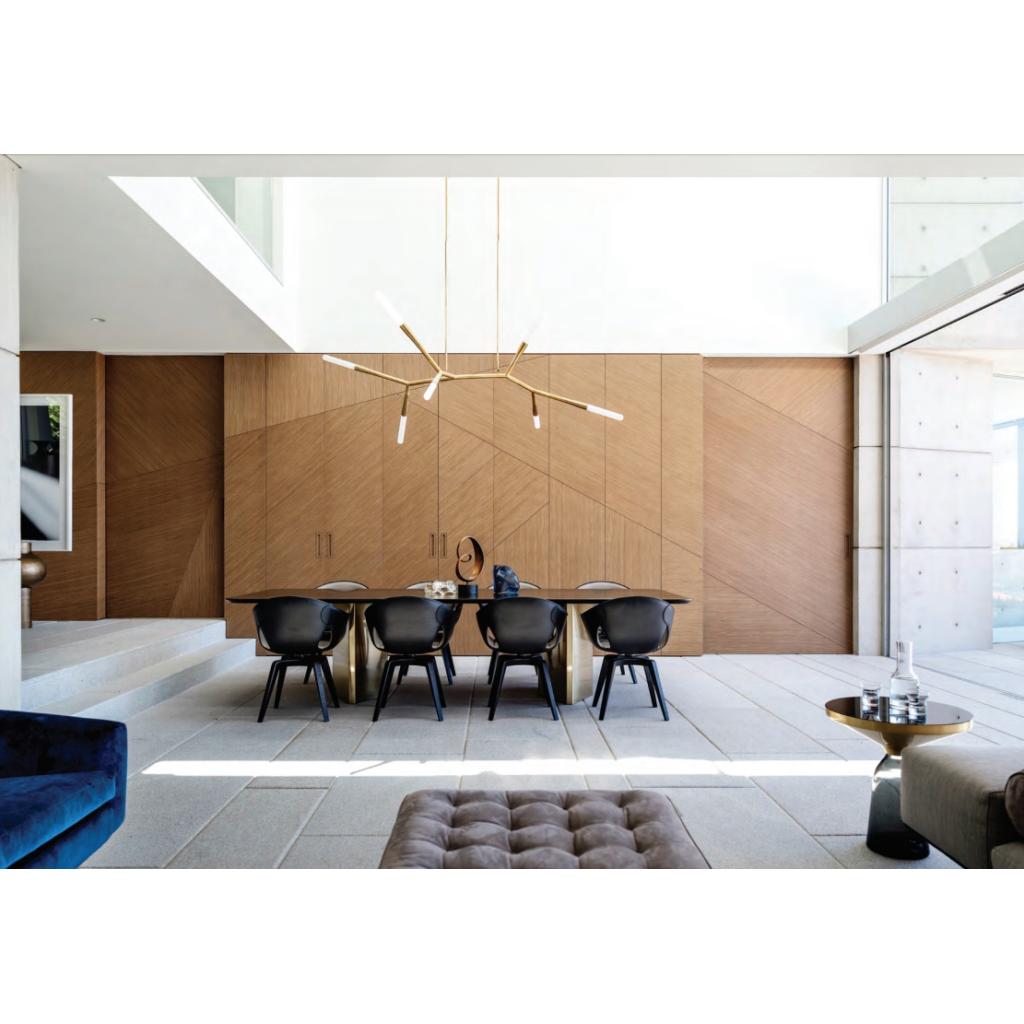 Phasmida 7 Arms Horizontal Pendant Light by Christopher Boots - PHILIA